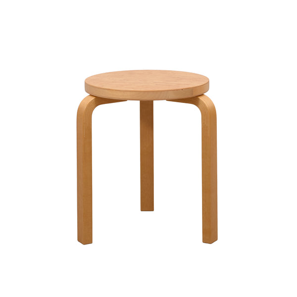 Stool 60, curly birch – Artek Online store
